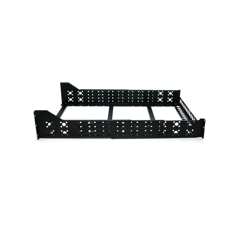 StarTech.com 3U Fixed 19" Adjustable Depth Universal Server Rack Rails ...