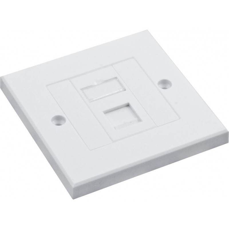 Cat6a FTP RJ45 Loaded Faceplates | Cat6a Modules & Outlets