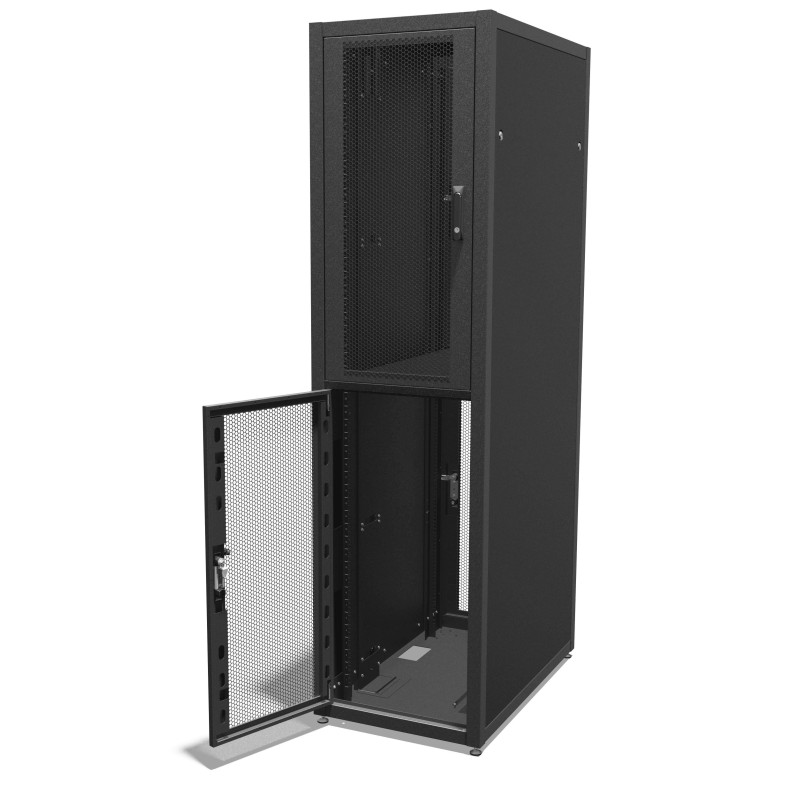 47u 800mm x 1000mm 2 Compartment CoLocation Server Rack | 2 Compartment ...