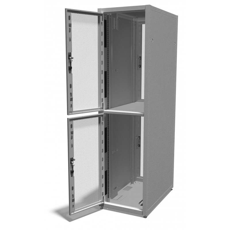 47u 800mm x 1000mm 2 Compartment CoLocation Server Rack | 2 Compartment ...