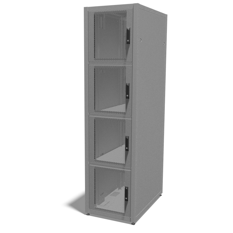 47u 600mm x 1000mm 4 Compartment CoLocation Server Rack | 4 Compartment ...