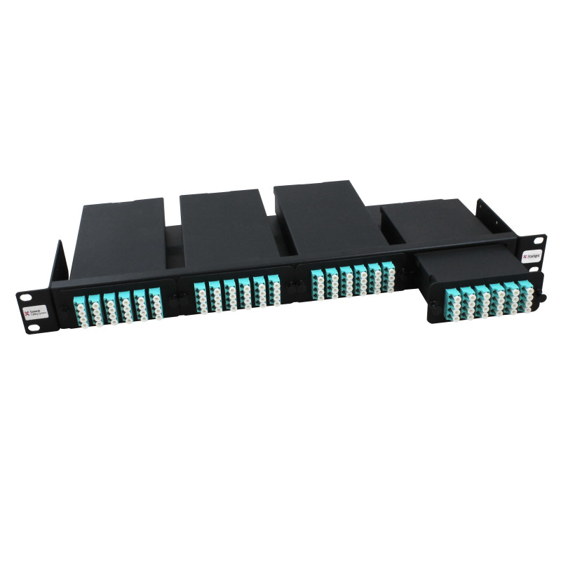 1u 4 Slot Unloaded Modular MPO Cassette Patch Panel | MPO Fibre Patch ...