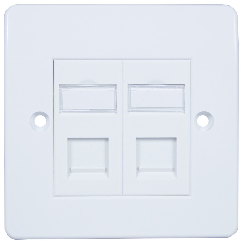 Cat6 FTP RJ45 Modules with Faceplate | Cat6 Modules & Outlets