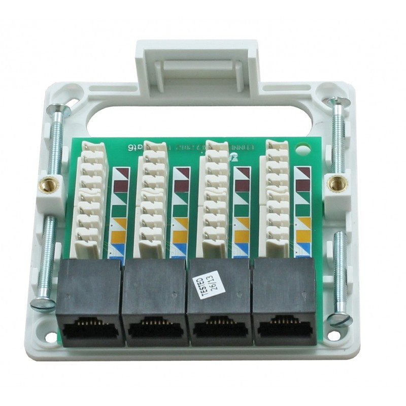 Cat6 CCS 4000 Series Tamper Proof Outlets | Cat6 Modules and Wall Outlets