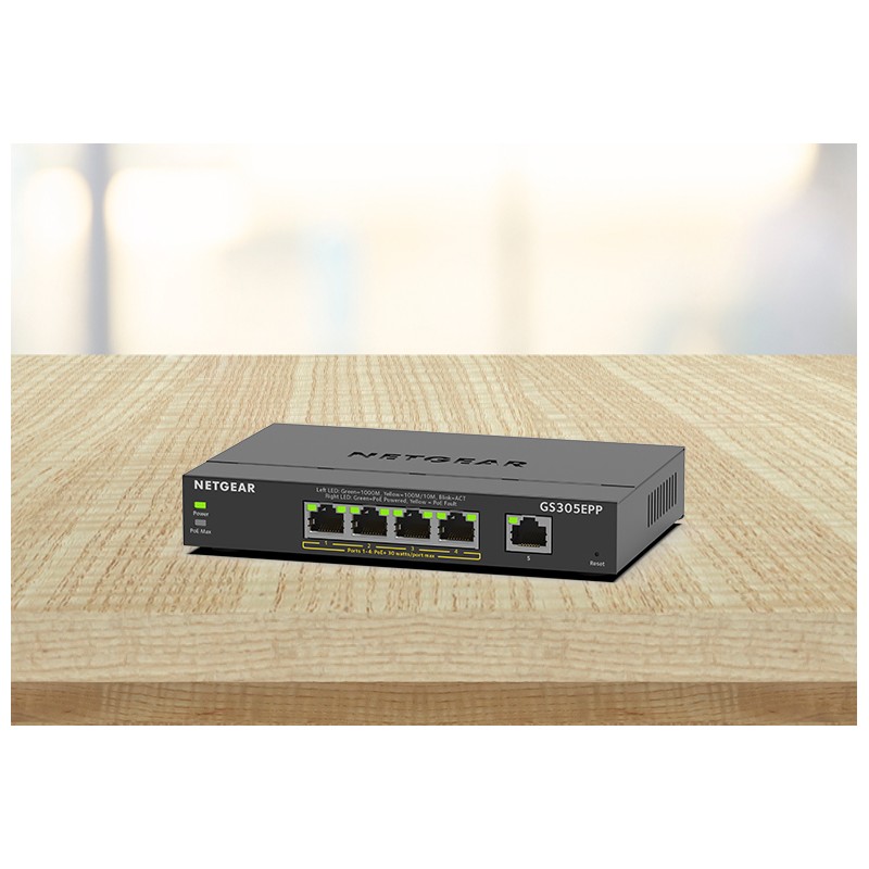 Netgear GS305EPP Managed L3 Gigabit Ethernet (10/100/1000) Power over ...