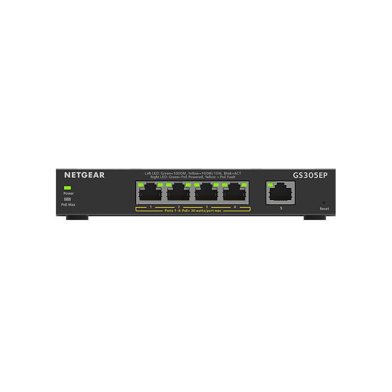 NETGEAR GS305EP Managed L3 Gigabit Ethernet (10/100/1000) Power over ...
