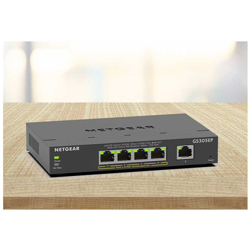 NETGEAR GS305EP Managed L3 Gigabit Ethernet (10/100/1000) Power over ...