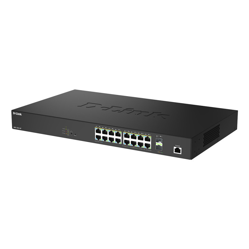 D-Link 18-Port 2.5G Multi-Gigabit PoE++ Smart Managed Switch with 2 x ...